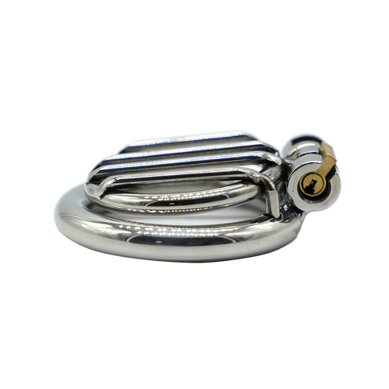 The Beta Compressor: Flat Steel Chastity Cage (15 mm) – Cuck In Chastity