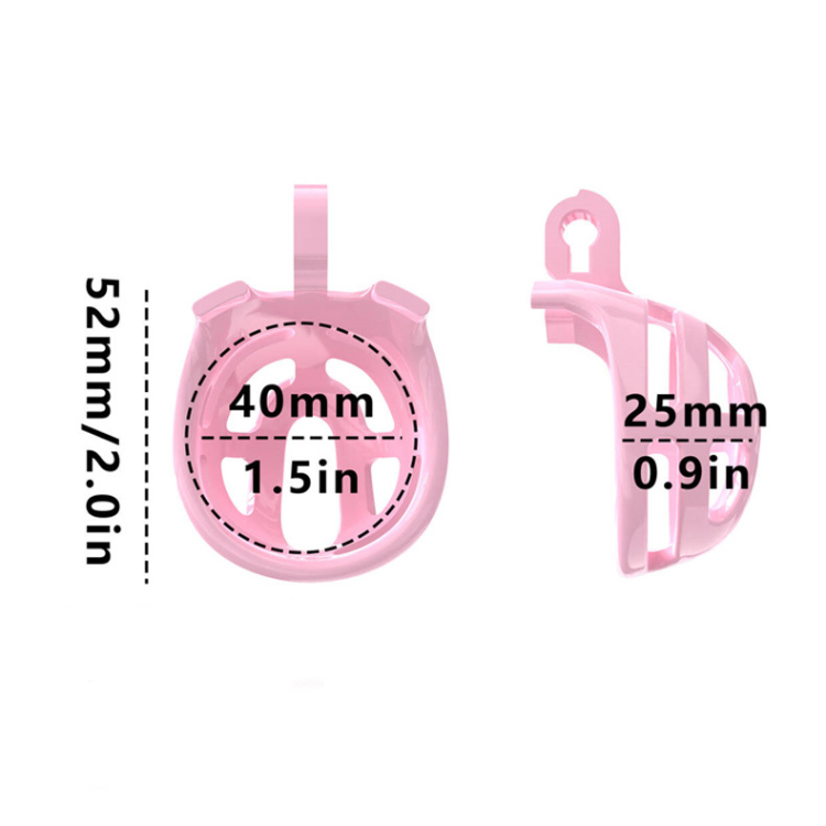 The Pussyless Beta Micro Resin Cage With Straps Cuck In Chastity